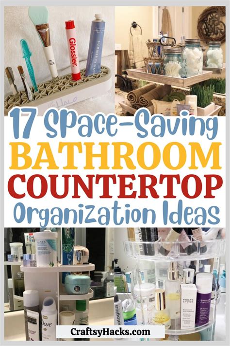 17 Smart Bathroom Countertop Organization Ideas Craftsy Hacks