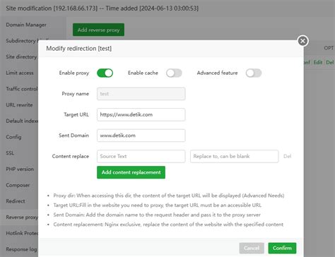 Current Reverse Proxy Issue On Aapanel Aapanel Free Hosting Control