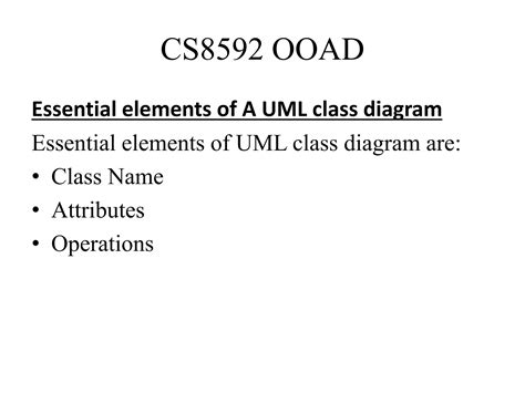 Cs8592 Ooad Unit 2 Ppt