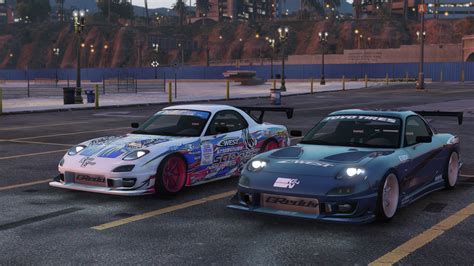 Mazda Rx7 C West Add On Replace Livery Template Gta5