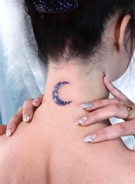 20 Elegant Mini Nape Tattoos To Bring Out Your Beauty