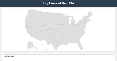 Ley Lines Of The Usa Interactive Explorer