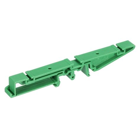 Uxcell Pcb Circuit Board Mounting Bracket Fixed Bracket Adapter For 35mm Din Rail Green Sets