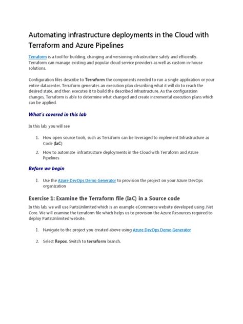 Automating Infrastructure Deployments In The Cloud With Terraform And