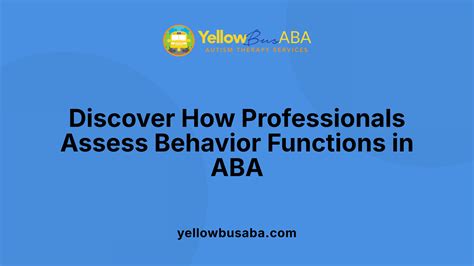The Real Meaning Of “behavior Functions” In Aba