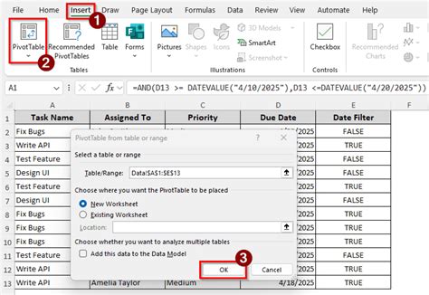 How To Filter Date Range In An Excel Pivot Table 4 Methods Excel