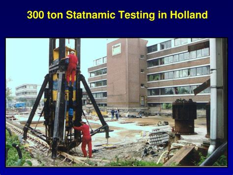 PPT STATNAMIC LOAD TESTING Development Interpretation Of Results Advantages PowerPoint