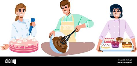 Dessert Confectioner Vector Stock Vector Image And Art Alamy