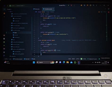 Zaid Khan On Linkedin Day2 Learning Oops Coding Java Programming