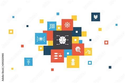 artificial intelligence infographic 10 steps pixel design machine