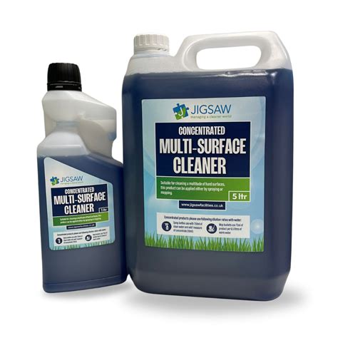 Concentrated Multi Surface Cleaner 1l 5l Jigsaw Facilities