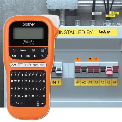 Brother Pt E110 Cable Label Printer Label Size 6mm 12mm ⭐⭐⭐⭐