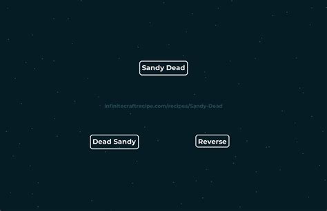 😢 Sandy Dead Recipe How To Make Sandy Dead In Infinite Craft