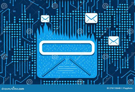 Concept Of Cyber Security And Email Stock Illustration Illustration