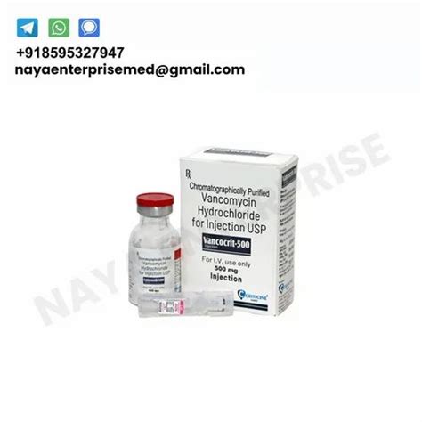 Vacomycin Vancomycin Hydrochloride For Injection Usp Vial Strength