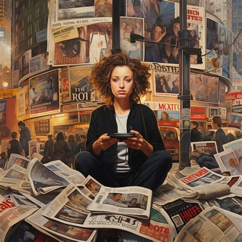 Premium Ai Image Portray The Role Of The Media In Shaping Public Perception