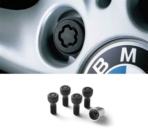 NEW GENUINE BMW X3 X5 X6 SERIES WHEEL SECURITY LOCKING BOLTS SET ...