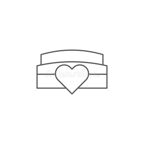 Couple Making Love Bed Vector Icon Symbol Isolated On White Background Stock Vector