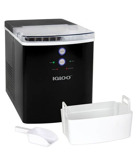 Igloo 33 Pound Automatic Portable Countertop Ice Maker Machine Igliceb33bk Macys