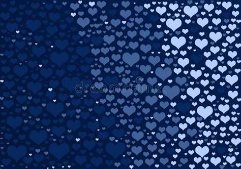 Hearts Shaped Pattern Gradient Background Wallpaper Stock Illustration
