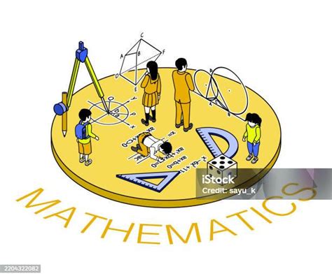 Future Education Mathematics Concept Art Stock Illustration Download