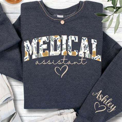 Medical Assistant Shirts Custom Etsy