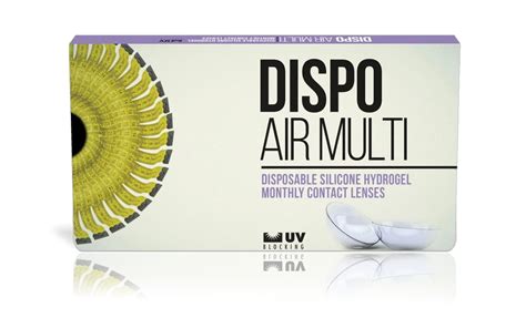 Dispo Air Multi עדשות מגע חודשיות מולטיפוקל🧐 Ioptix
