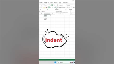 Increase And Decrease Indents In Excel Formatting Made Easyexcel Youtube