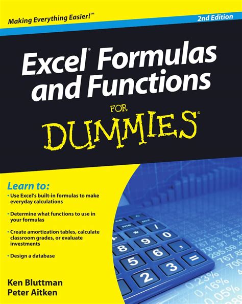 Excel Formulas And Functions For Dummies Dummies 2nd Edition