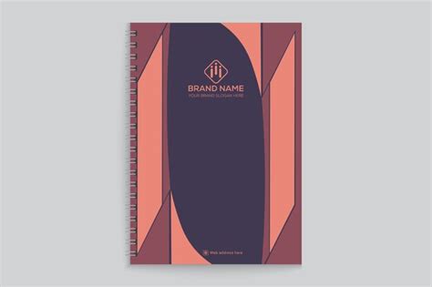 Premium Vector Minimalist Notebook Cover Template