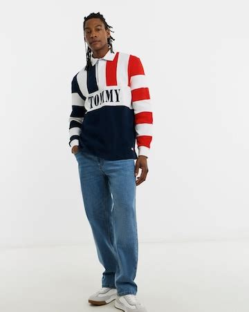 Tommy Jeans Relax Archive Rugby Navy Jacamo