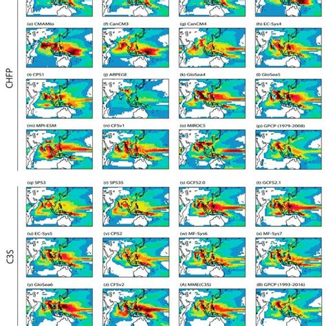 Predictable Regions Of Seasonal Precipitation Of The Asm The Number Of