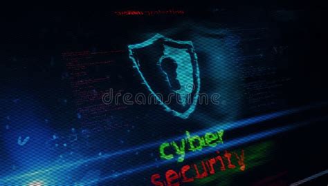Cyber Security Symbol Illustration Stock Illustration Illustration Of