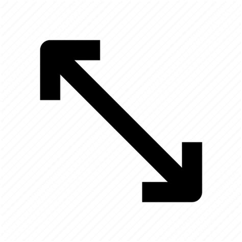 Arrow Resize Diagonal Arrow Resize Cooldown Direction Navigation Icon Download On Iconfinder