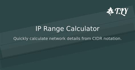 Ip Range Calculator
