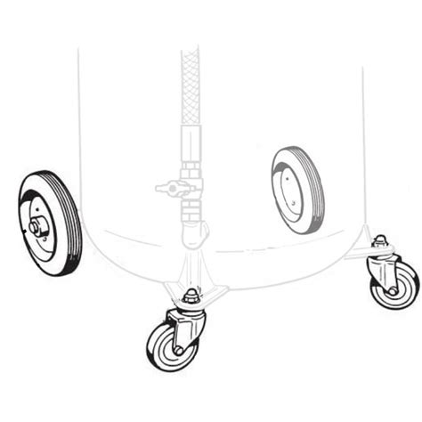 Graco Industrial 119576 Wheels And Caster Replacement Kit Gr
