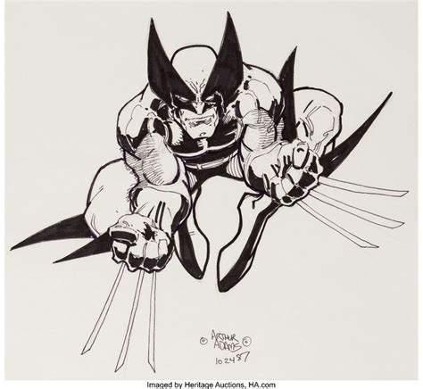 Wolverine Comic Book Drawing Arthur Adams Spiderman Arthur Adams