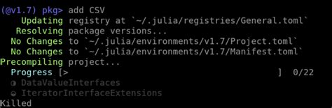 Can T Install Julia Packages On AWS Lightsail Ubuntu Web Stack Julia Programming Language
