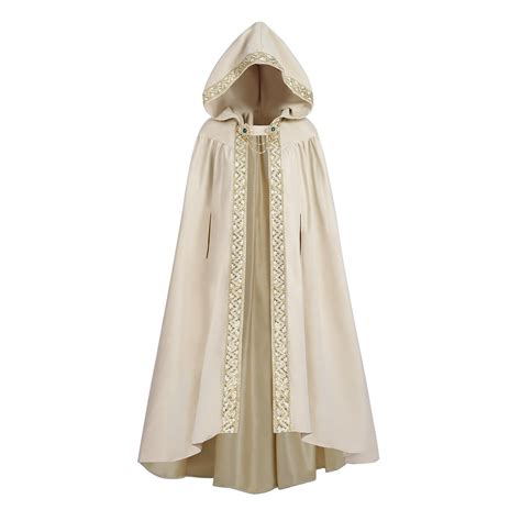 Ltakk Cloak With Hood Women Renaissance Hooded Medieval Cloak Witch