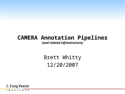 ppt camera metagenomic annotation pipeline dokumen tips