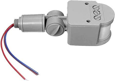 Amazon 12m Pir 赤外線センサー モーションセンサ 赤外線 Pirモーションセンサー 検出器 壁 Ledライト 屋外 人感センサー Dc12v Ac85v~265v 人感