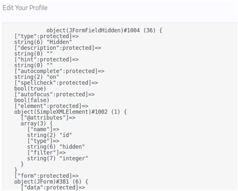 Php Disabled Field Name In Edit Profile Joomla Stack Overflow