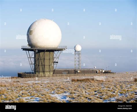 Titterstone Clee Hill Summit Golf Ball Radar Domes One Is Part Of