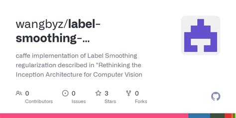 Github Wangbyz Label Smoothing Regularization Caffe Caffe Implementation Of Label Smoothing