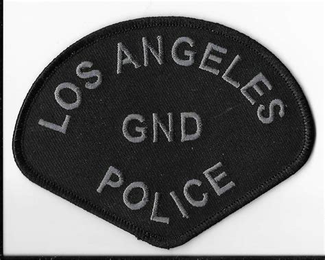 Los Angeles California Gang Narcotic Division Gnd Police Shoulder