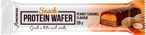 Proteinisi Snack Protein Wafer Kikiriki Karamela 39 G Dmhr
