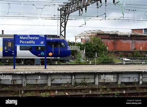 British Rail Class 150 Sprinter Arriving At Manchester Piccadilly Stock