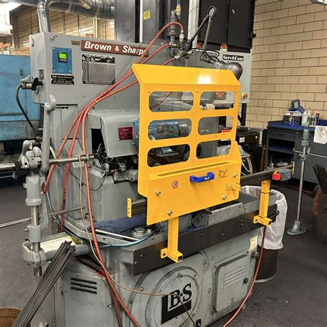 Cylindrical Grinder Safety Guard With Sliding Doors