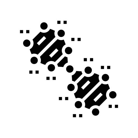 Genetic Molecular Structure Glyph Icon Vector Illustration 20587228 Vector Art At Vecteezy