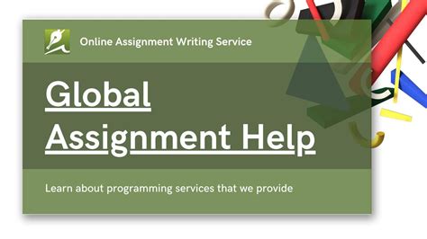 Programming Assignments Global Assignment Help By Jameshender Issuu